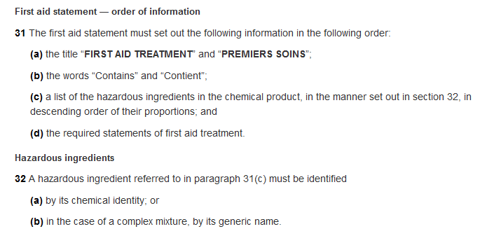 Canadian Consumer Compliancy: CCCR 2001 – Contains Statement ...